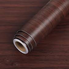 Beige Wood Sticker – Realistic Wood Grain Adhesive Film Jeewa